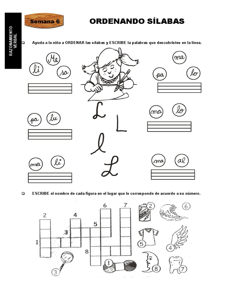 Ordenando Sílabas | PDF