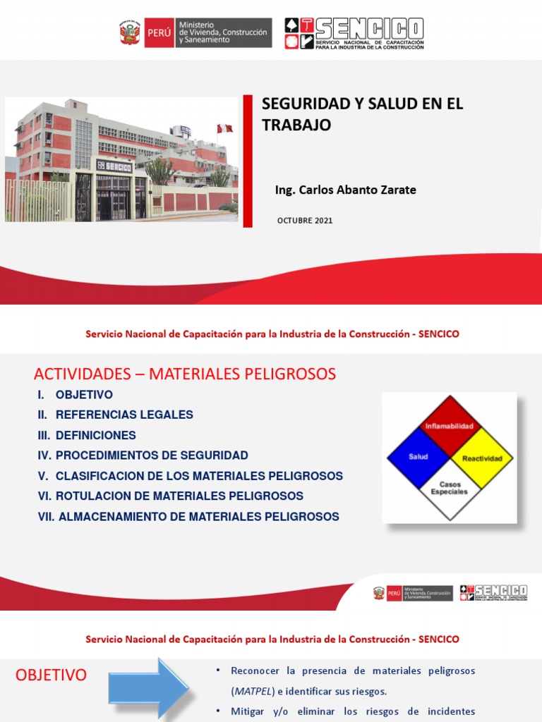 PPT10 Materiales Peligrosos | PDF