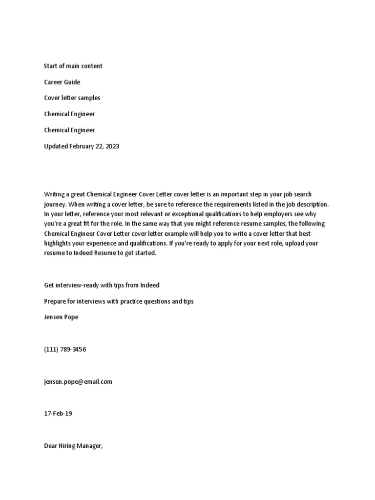 Email Cover Letter Samples | PDF | Résumé