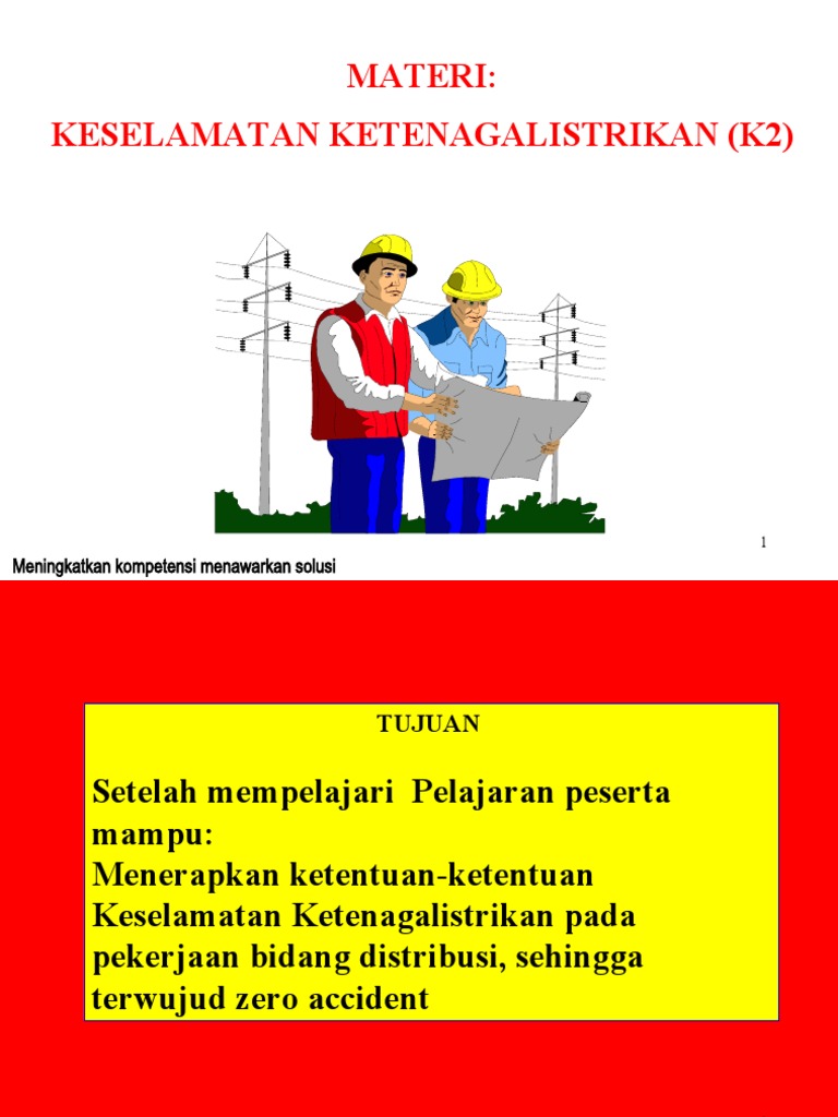 1.keselamatan Ketenagalistrikan | PDF 1.keselamatan Ketenagalistrikan | PDF