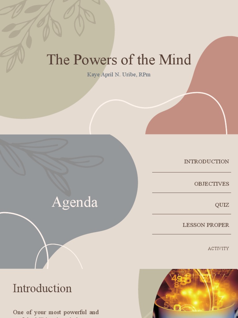 The Powers of The Mind | PDF | Lateralization Of Brain Function | Brain