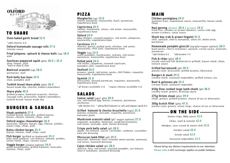 Food Menu | PDF | Hamburgers | European Cuisine