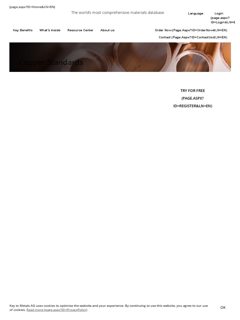 Copper Standards | PDF | Brass | Copper