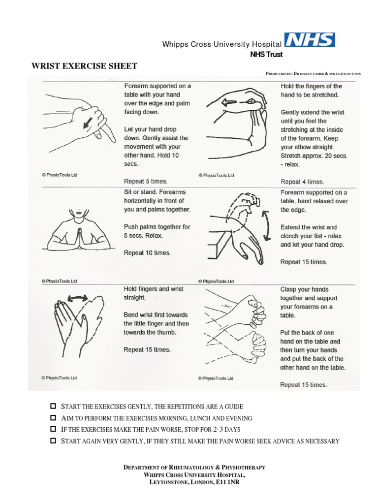 Wristexercise | PDF