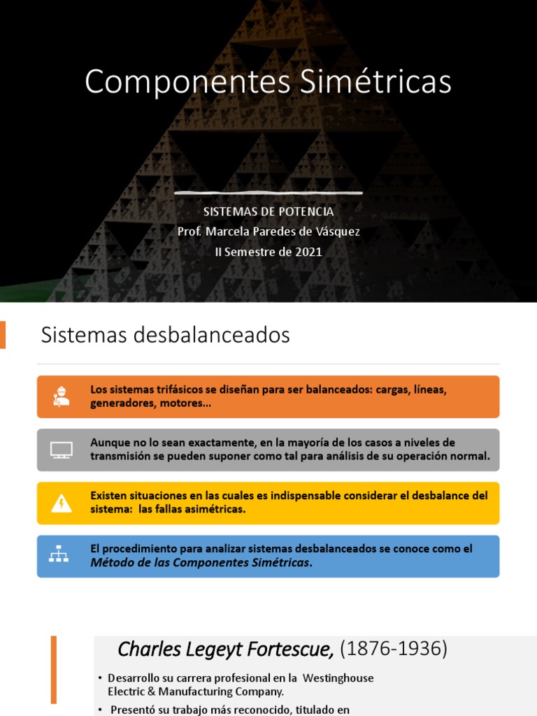 10 Sistemas de Potencia Módulo III Componentes Simétricas | PDF ...