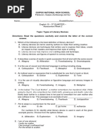 Figurative Language Quiz | PDF | Literary Techniques | Poetry