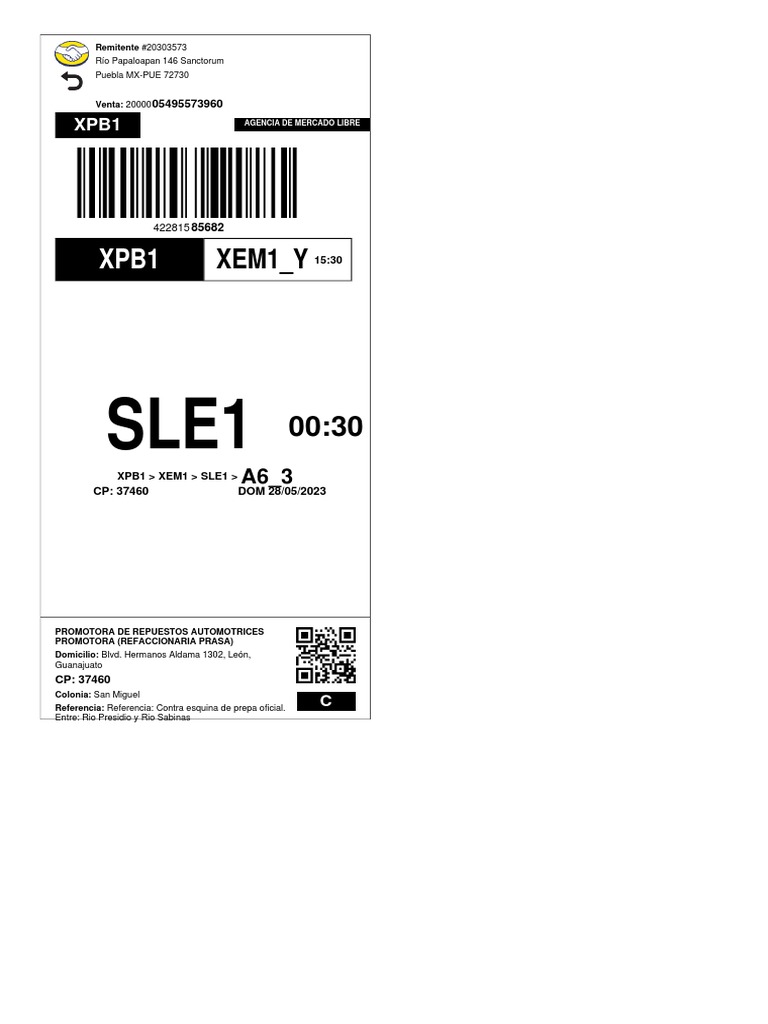Shipment Labels 230523123242 | PDF