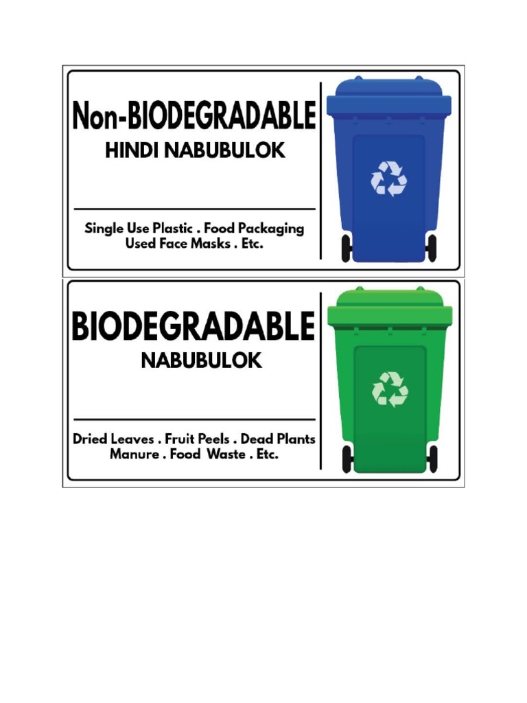 Labels Trash | PDF