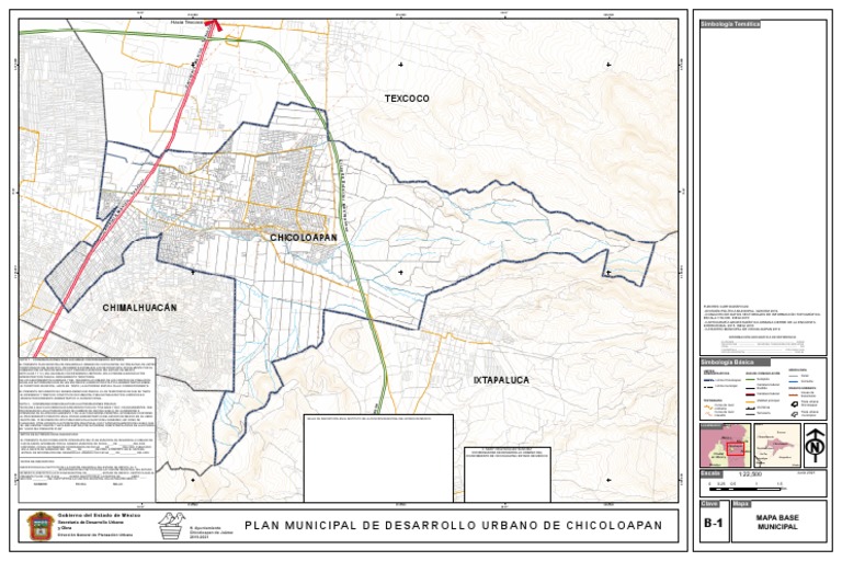 Mapa Municipal de Chicoloapan 2021 | PDF | Ciencias fisicas | Geofísica
