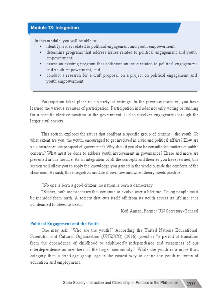 PolGov 15 | PDF | Governance | Civic Engagement