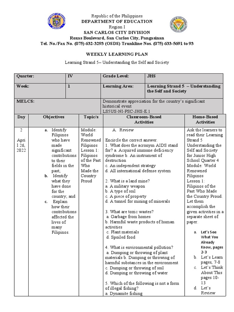 WLP LS5 JHS | PDF | Natural Environment