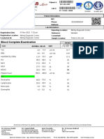 PERIPHERAL BLOOD SMEAR EXAMINATION Test Report Format Example Sample ...
