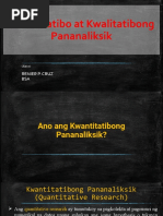 Ano Ang Quantitative Research Tagalog | PDF