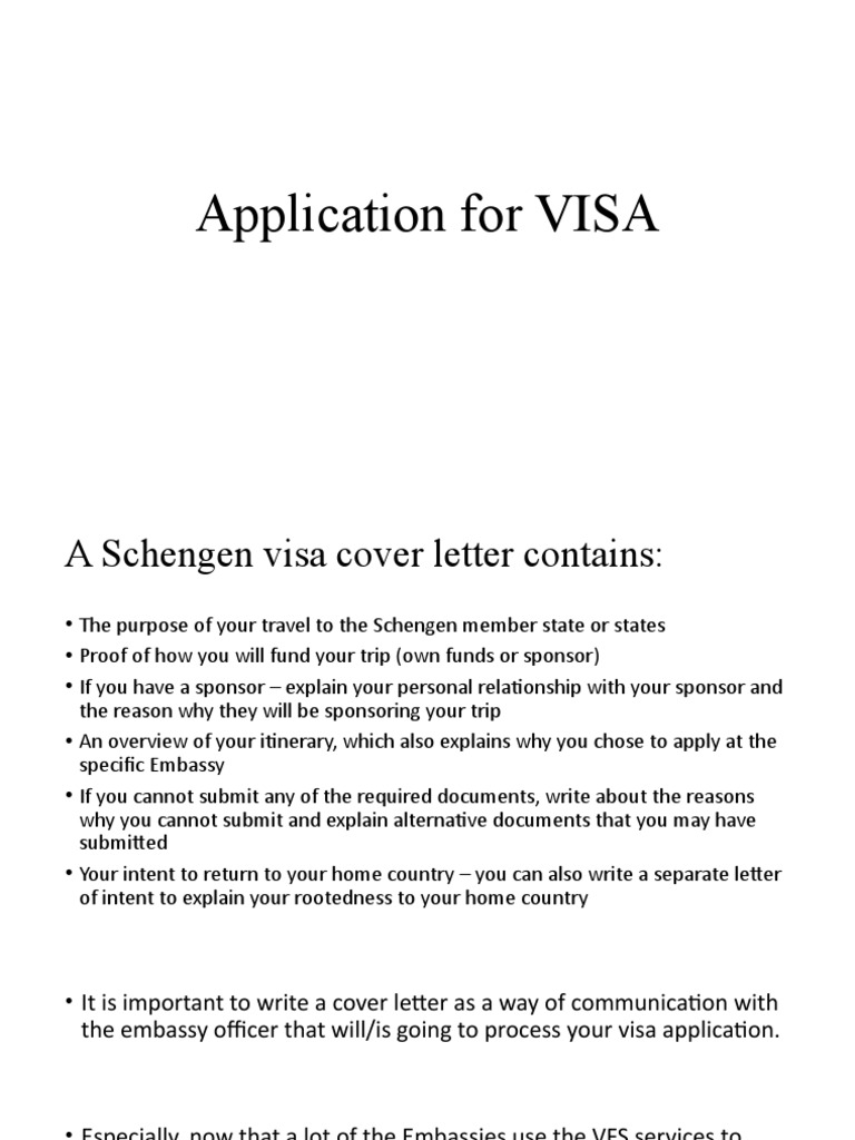 Application For VISA | PDF | Travel Visa