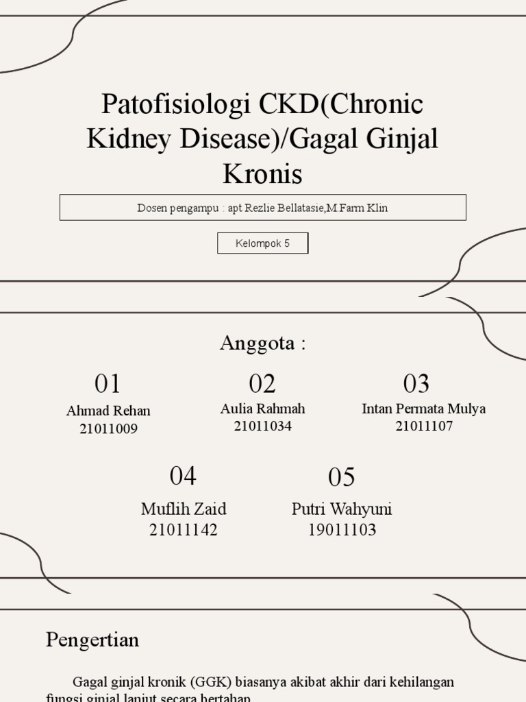 Kelompok 5 - CKD - Patofisiologi-1 | PDF