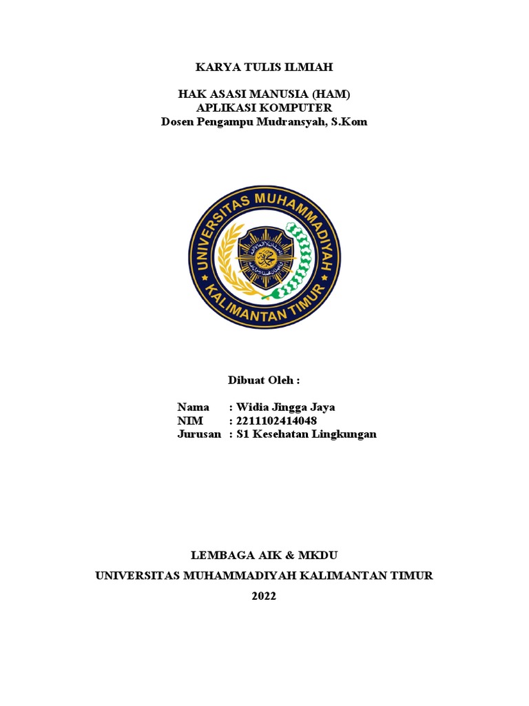 Widia Jingga Jaya - Word | PDF