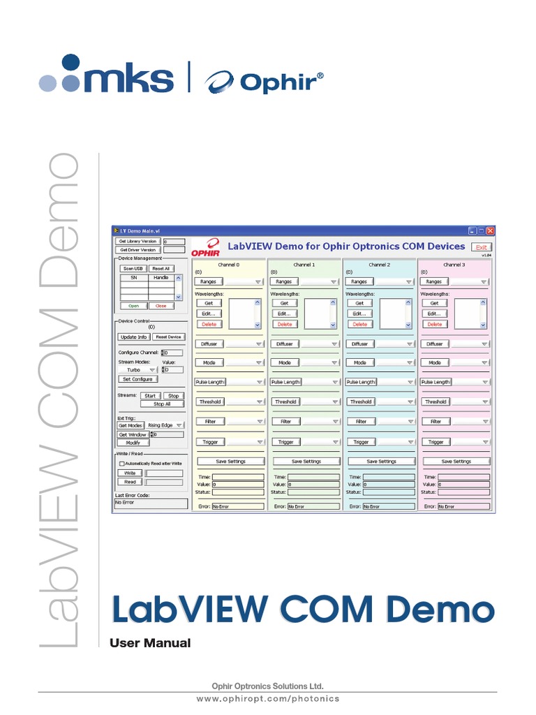 Labview Com Demo 0 Pdf Component Object Model Usb