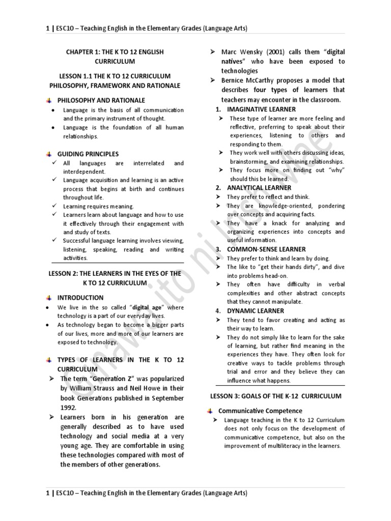 ESC10 Reviewer Midtermm | PDF | Learning | Educational Assessment