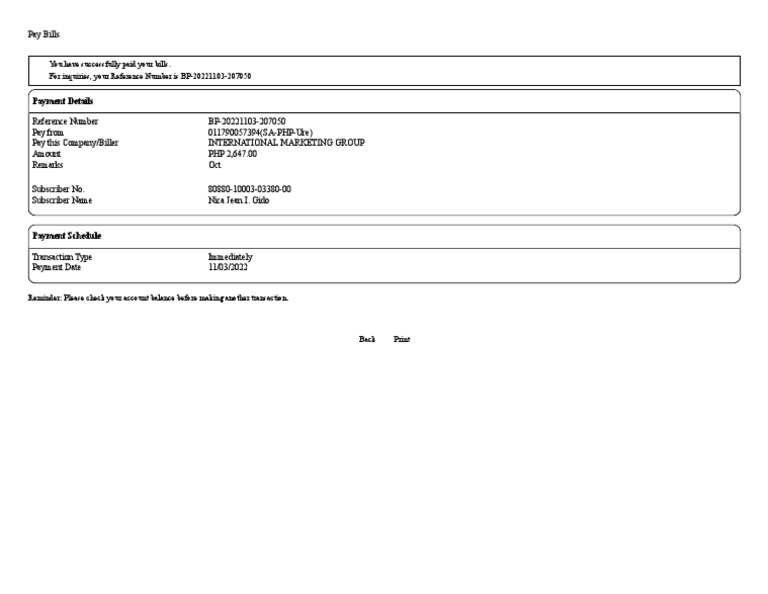 BDO Online Banking | PDF