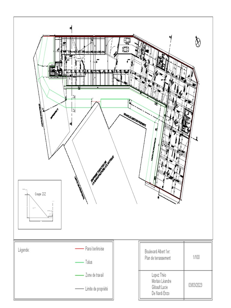 Plan de Terrassement et Talus 3h/2v | PDF