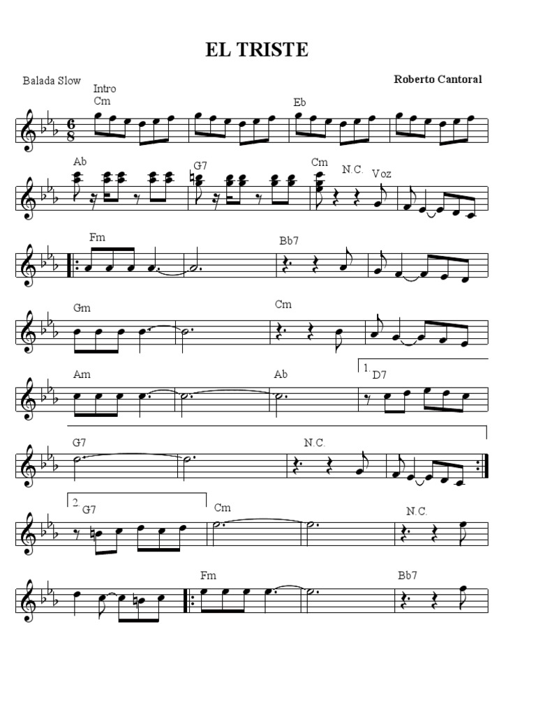 Jose Jose El Triste - Compress | PDF