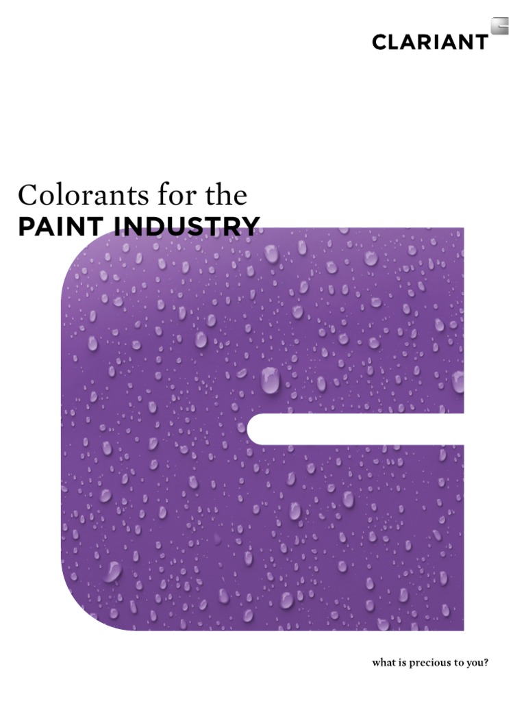Clariant Brochure Colorants For The Paint Industry 201703 en | PDF ...