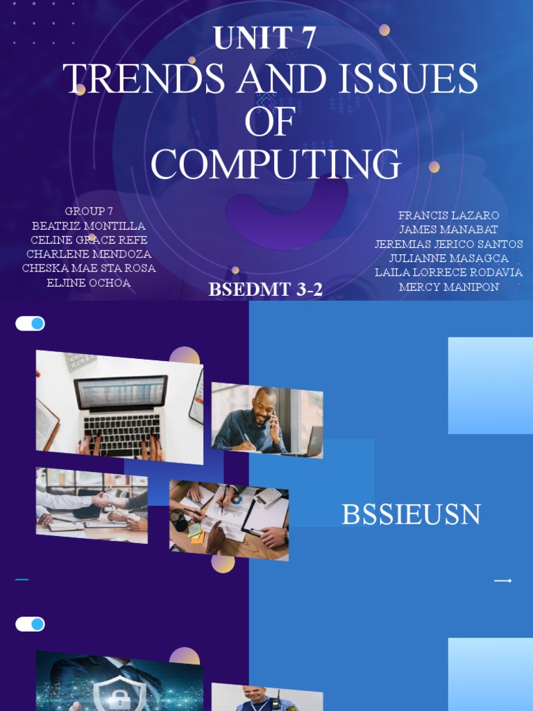 GRP7 - It Era - Trends and Issues in Computing | PDF | Security ...