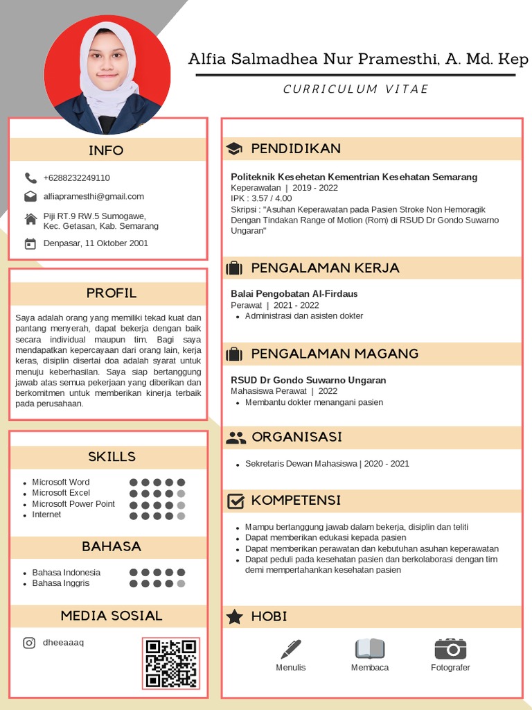 Alfia Salmadhea Nur Pramesthi, A. Md. Kep: Info Pendidikan | PDF