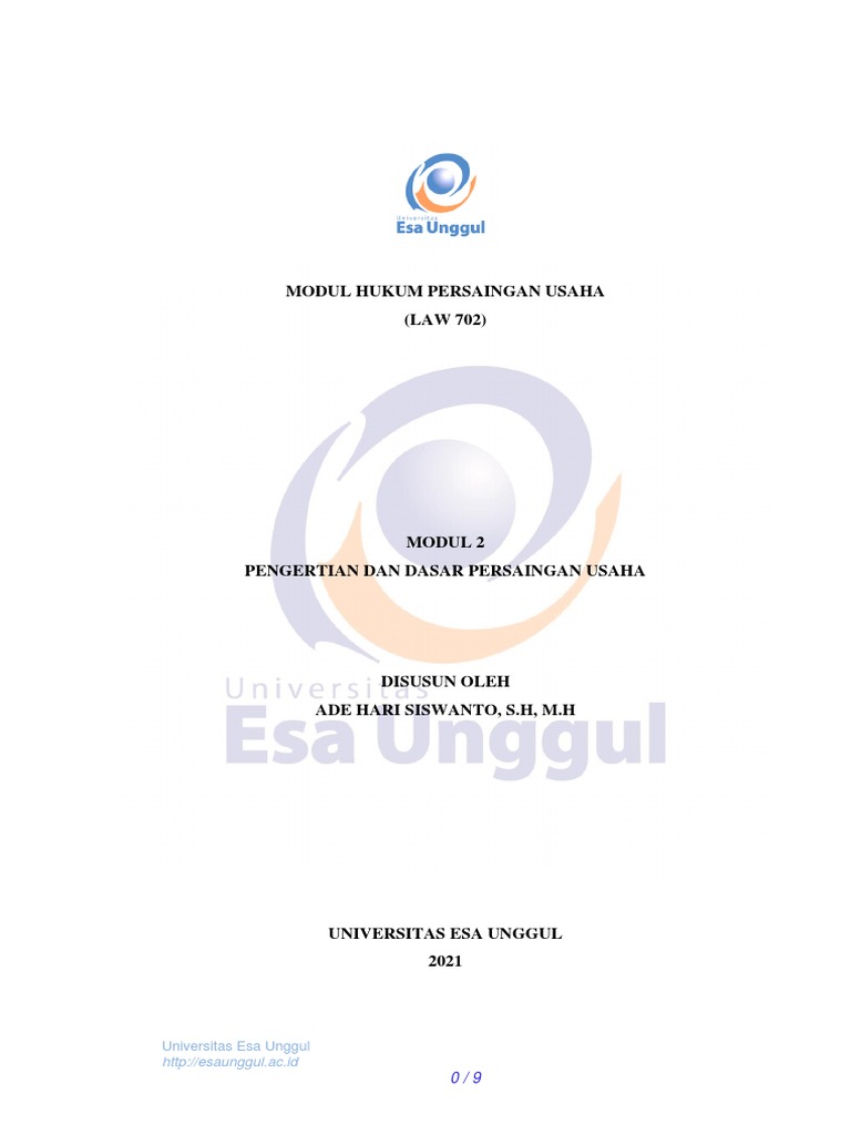 Modul HPU (Kuliah 2) | PDF