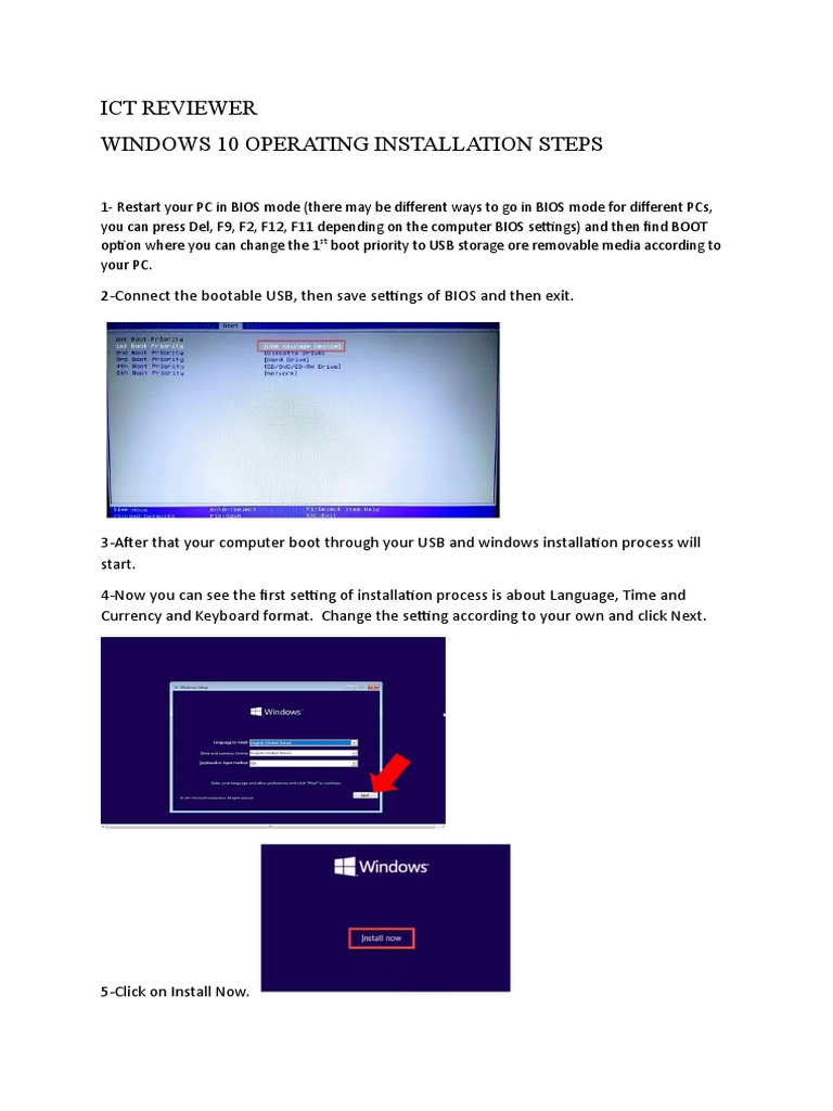 Ict Reviewer Windows 10 Operating Installation System 4TH QT | PDF ... Ict Reviewer Windows 10 Operating Installation System 4TH QT | PDF ...