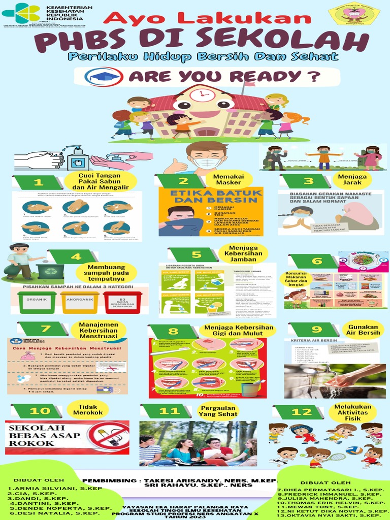 Poster PHBS Di Sekolah | PDF