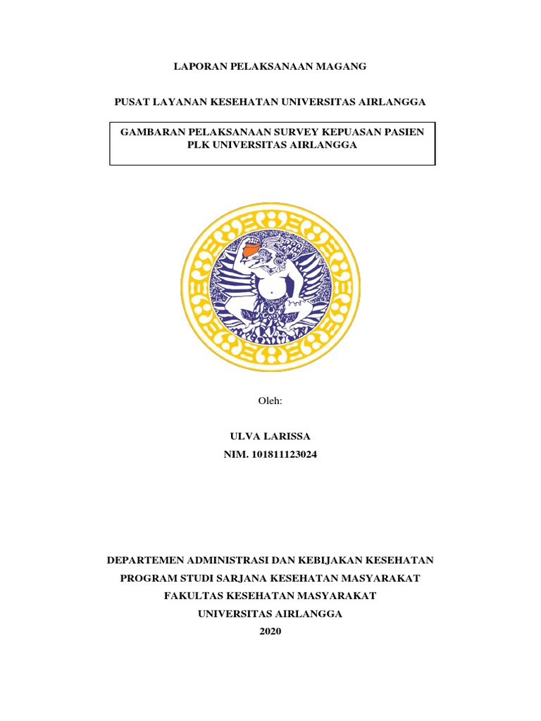 Laporan Pelaksanaan Magang - Ulva Signed | PDF | Kesehatan Holistik | Sains & Matematika