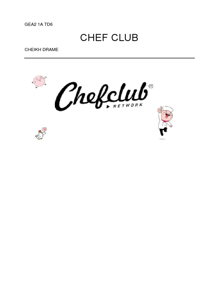 Chef Club Sae Word - 2 | PDF