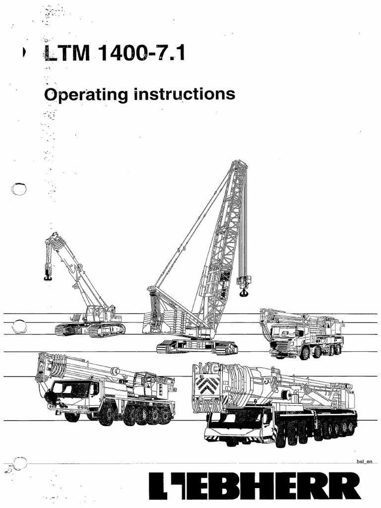 Liebherr Ltm1400 7.1 | PDF