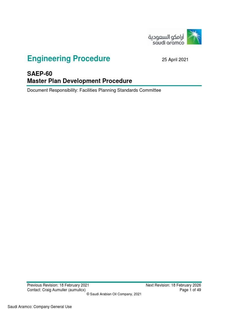 SAEP-60 April 2021 | PDF