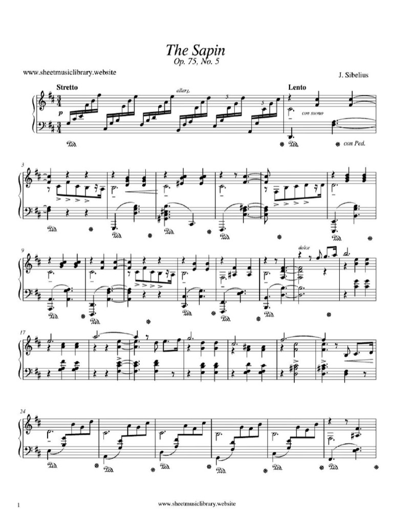 Le Sapin Sibelius | PDF