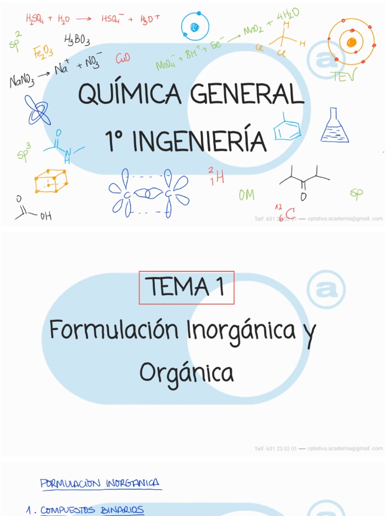 Tema 1 Química General | PDF