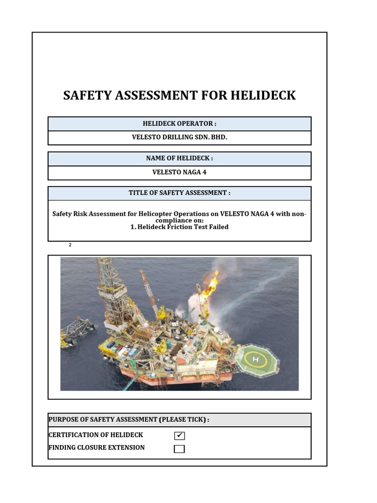 Caam Asd Safety Assessment (Velesto Naga 4) | Download Free PDF | Risk ...