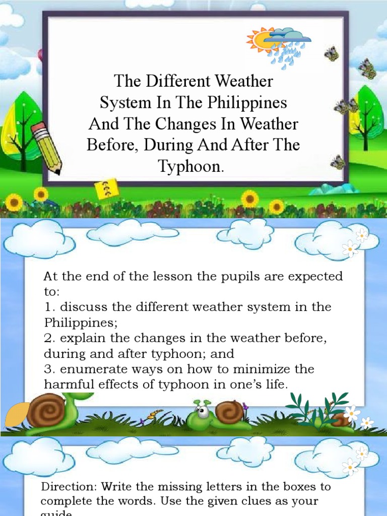 Science 5 Week4 Day3 4 | PDF | Tropical Cyclones | Weather