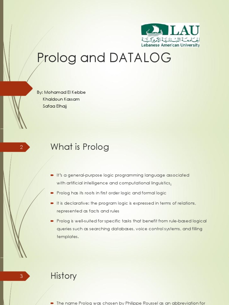 Prolog And Datalog Pdf Computer Programming Computer Engineering