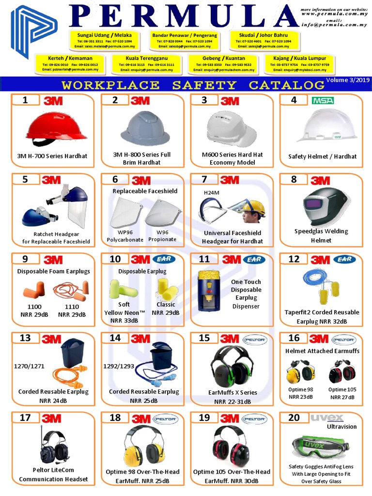 Safety Catalogue Permula SDN BHD 2019 - Compressed | PDF