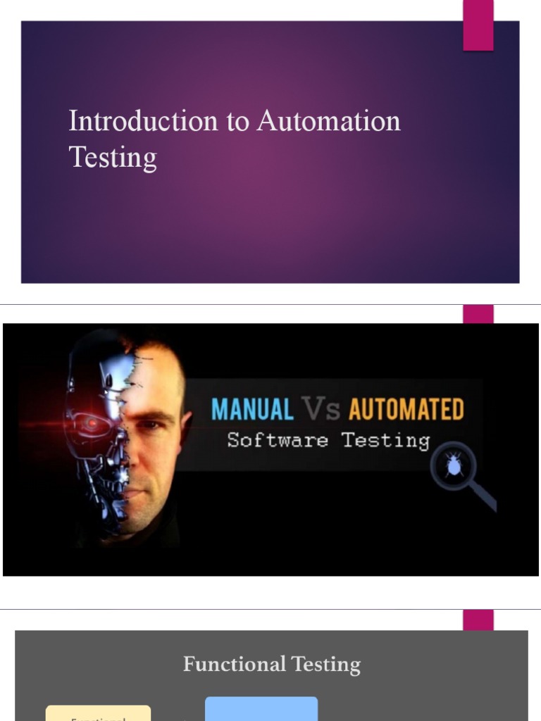 Automation Testing | Download Free PDF | Software Testing | Selenium ...