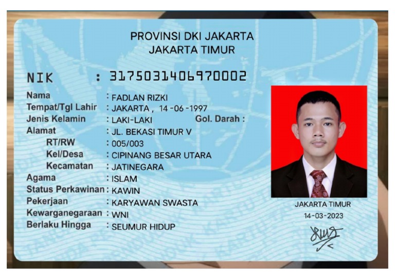 KTP Fadlan Rizki | PDF