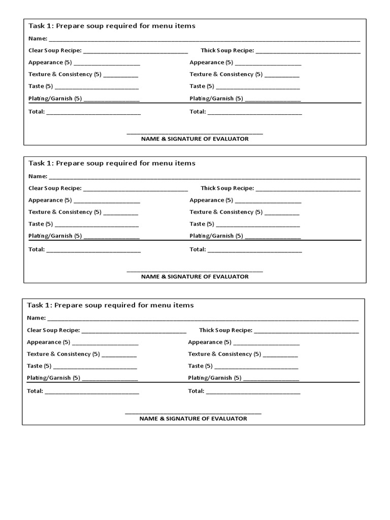 Learner's Task Evaluation Sheet | PDF
