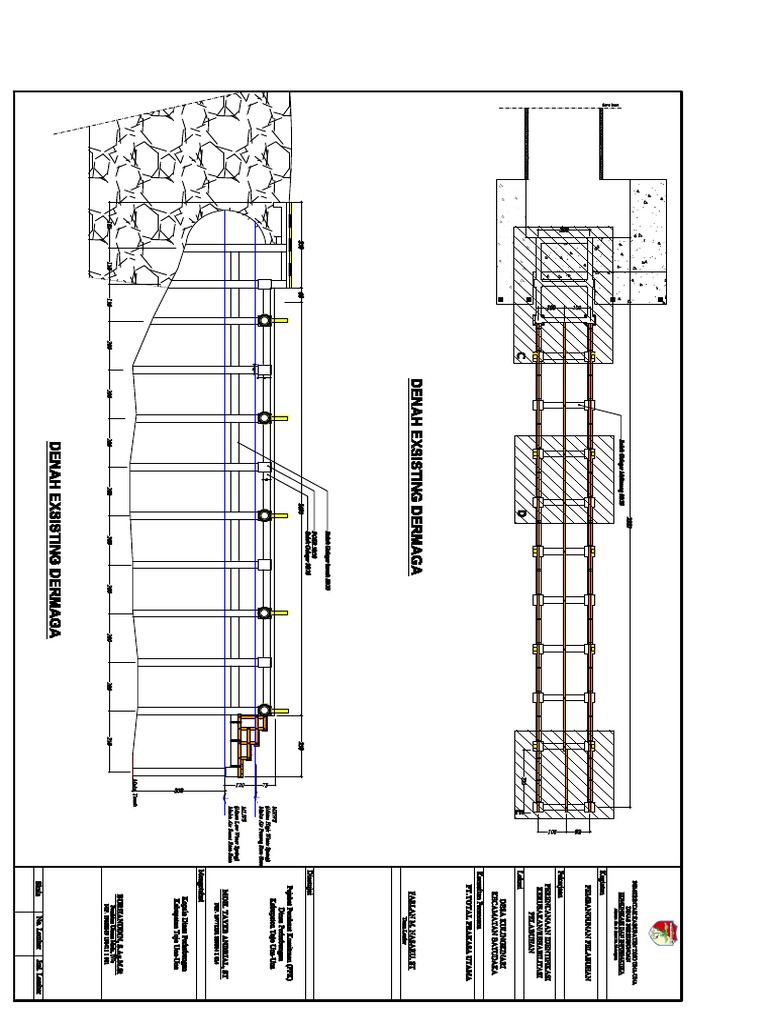 DENAH DERMAGA KILINGKINARI Revis 1i-3. | PDF