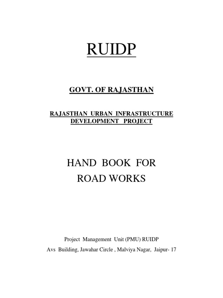 Road Pocket Book Pdf Road Traffic