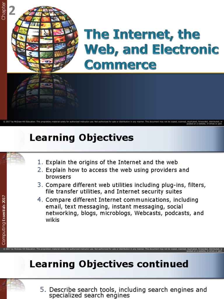 Chapter 7 - The Internet | PDF | World Wide Web | Internet & Web