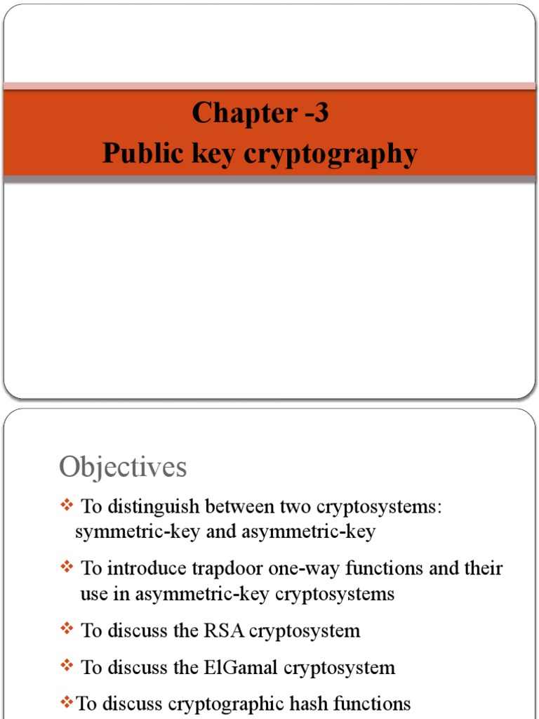 Chapter-3 Computer Security | PDF | Public Key Cryptography | Cryptography