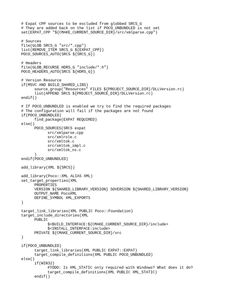 CMake Lists | PDF | Computers