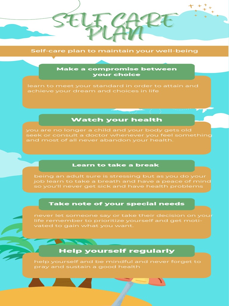Self Care Plan | PDF